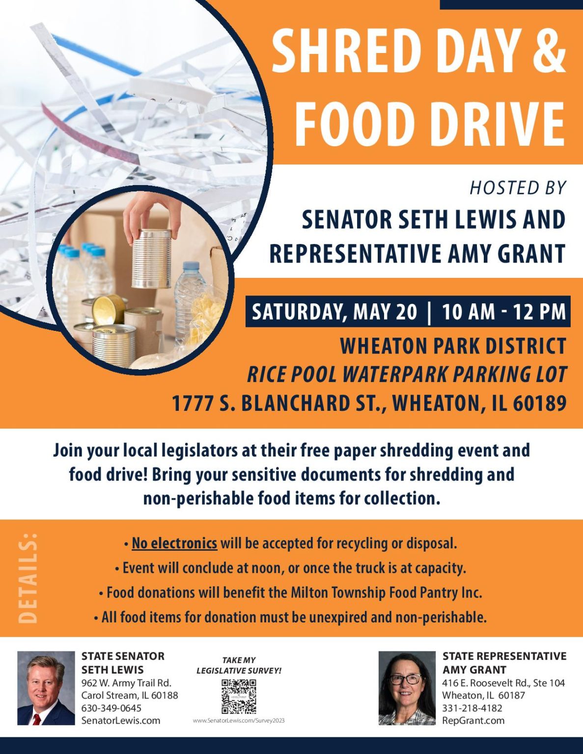 Shred Event @ The Wheaton Park District - Amy Grant