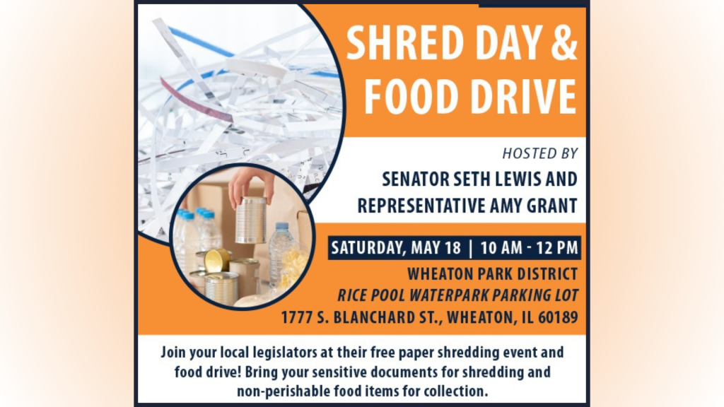 Shred Event & Food Drive - Amy Grant